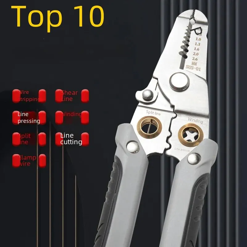 Multi-function-Electrician-Line-Cutter-Stainless-Steel-Manual-Wire ...