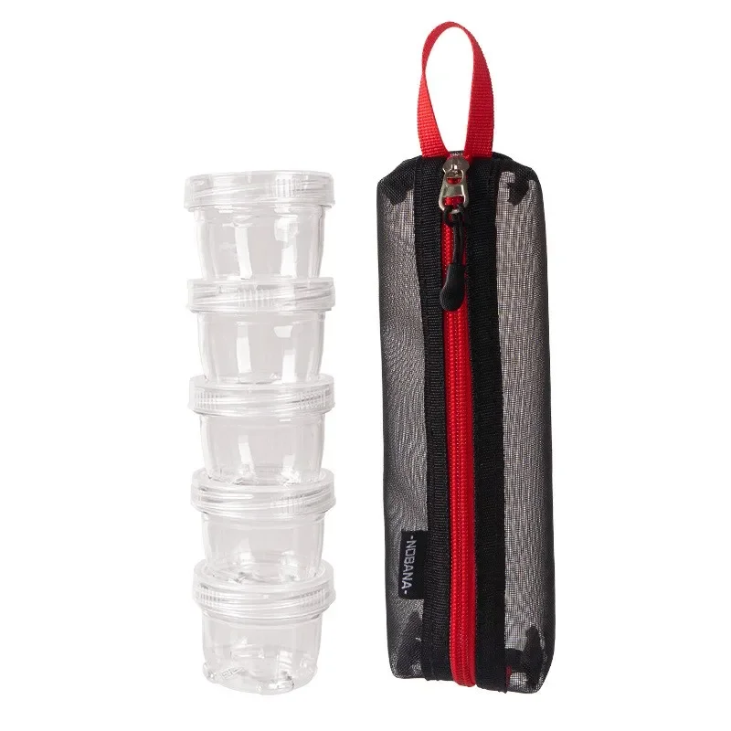 Camping-Spice-Kit-Portable-Travel-Spice-Container-Bag-with-5-Clear ...