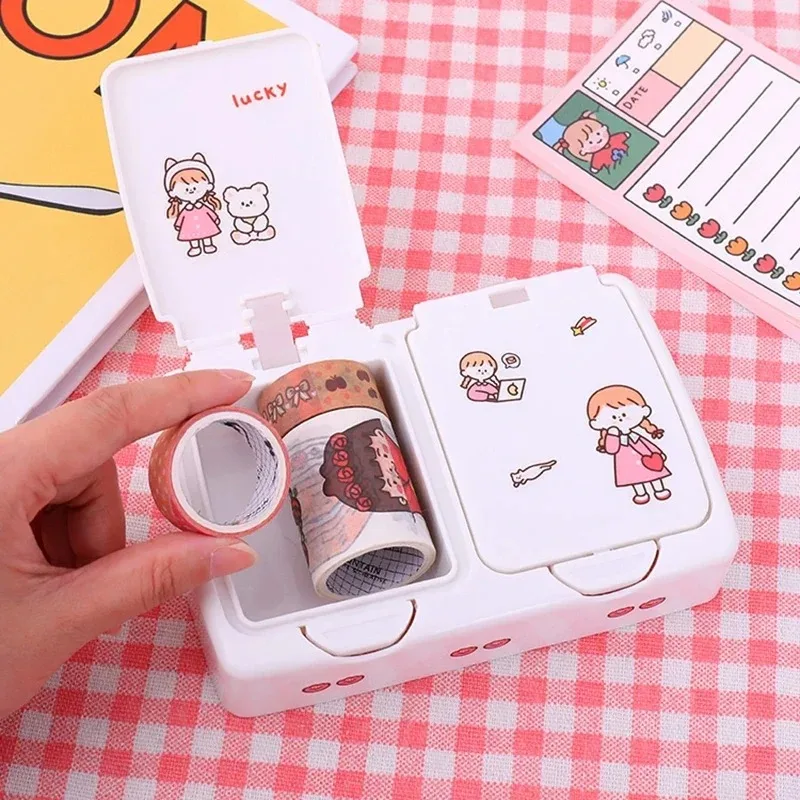 Desktop Cute Small Storage Box Mini Storage Box Organiser Button ...