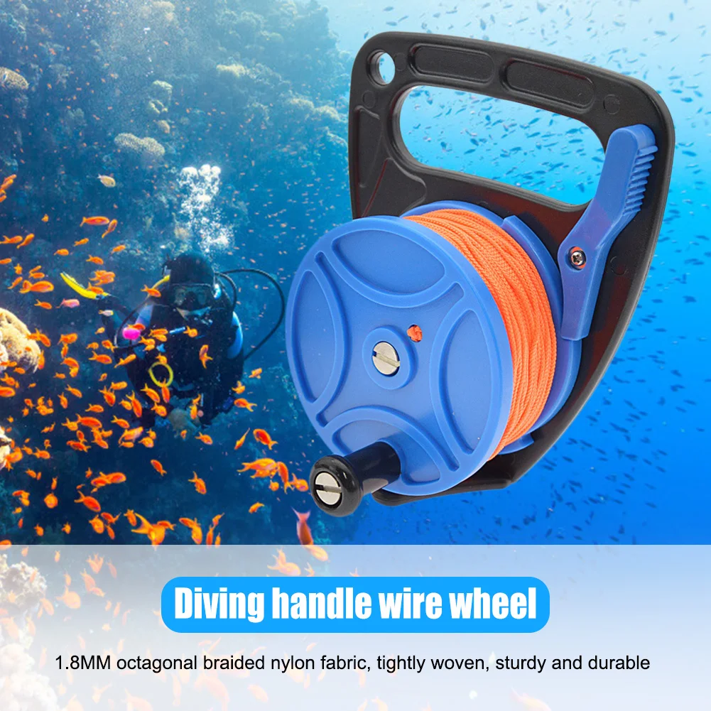 Scuba-Diving-Wreck-Reel-with-Handle-Multifunctional-Underwater-Cave ...