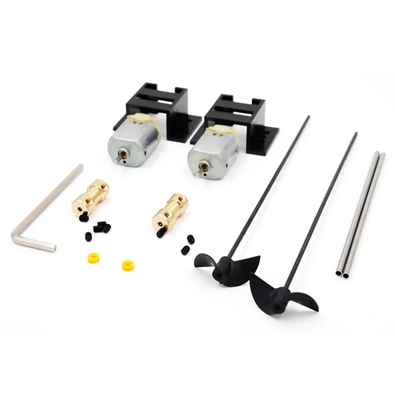 Double-Motors-RC-Boat-motor-Drive-Set-130-Motor-Motor-Seat-copper ...