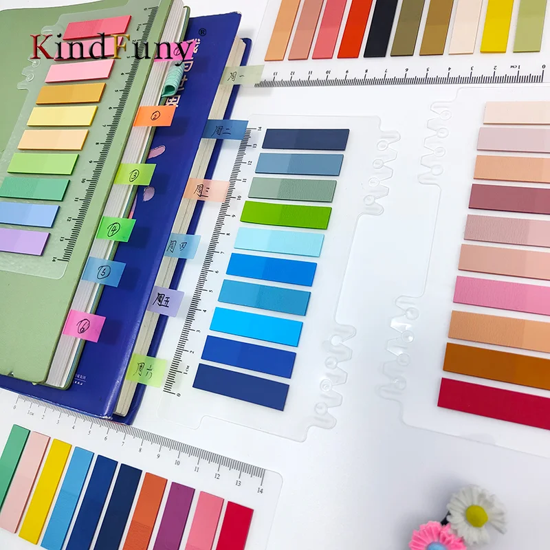 KindFuny-8-Packs-Posted-It-Color-Self-Adhesive-Memo-Pad-Sticky-Notes ...