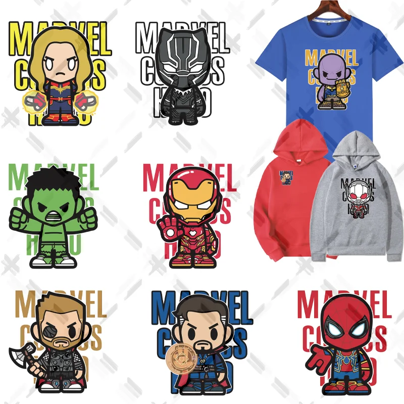 Marvel-Anime-Ironing-Applications-For-Clothing-Iron-On-Sticker-Heat ...
