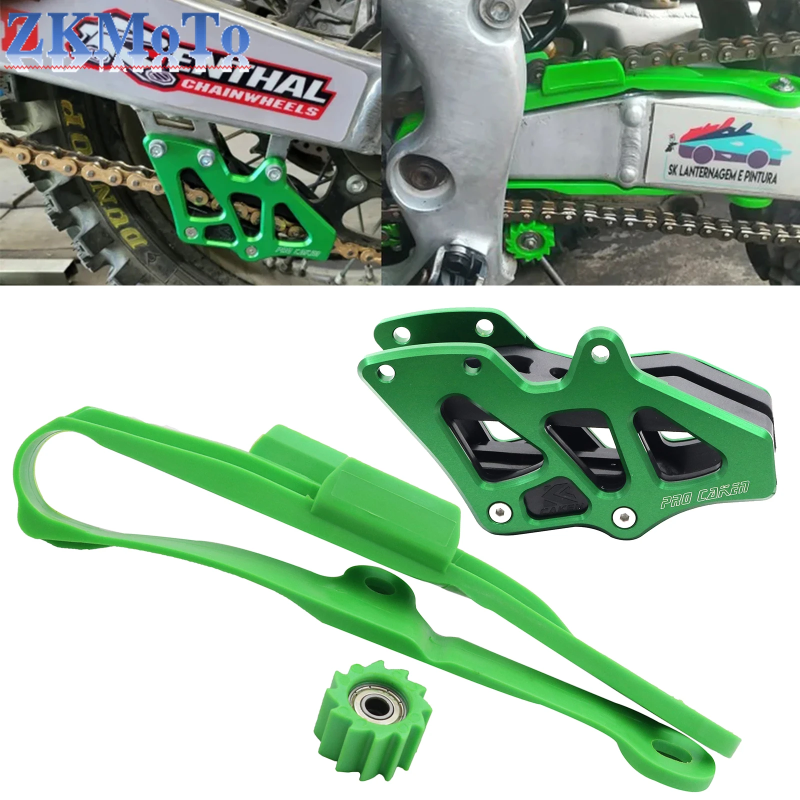 CNC-Chain-Guide-Chain-Slider-Guide-Roller-Swingarm-Protector-For ...