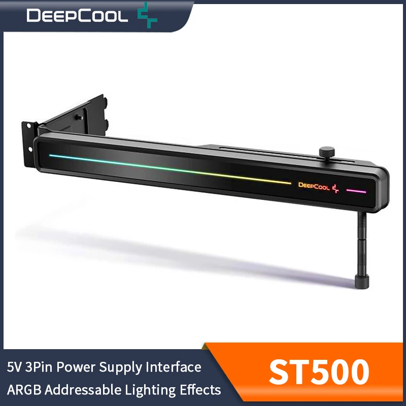 DEEPCOOL ST500 placas gráficas suporte 5V 3Pin endereçável ARGB VGA ...