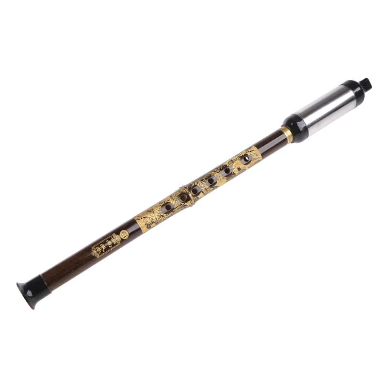 Chinese-Yunnan-Bawu-Flutes-Woodwind-Black-Bamboo-Music-Instrument-Key ...