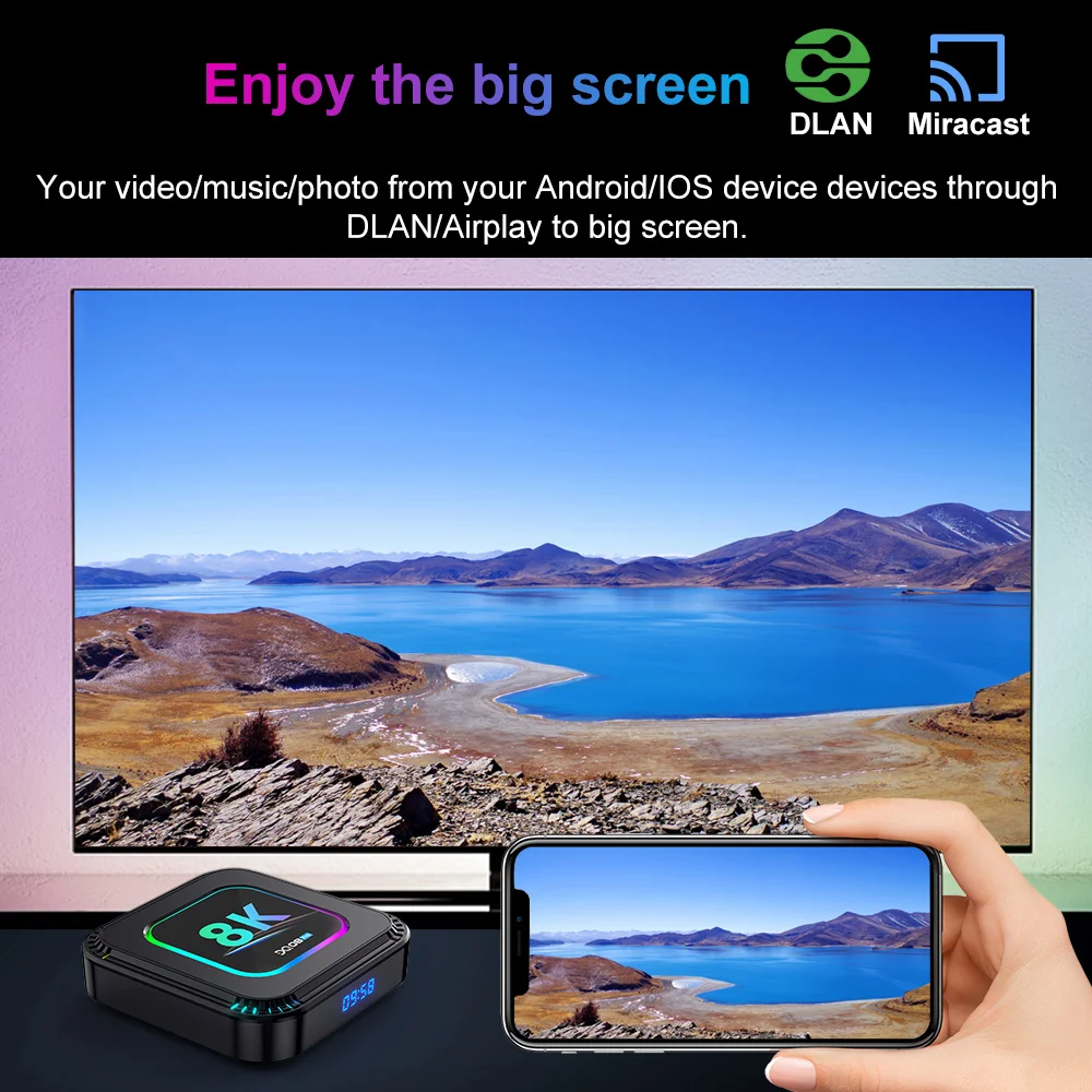 VONTAR DQ08 Pro Smart TV Box Android 13 | AliExpress