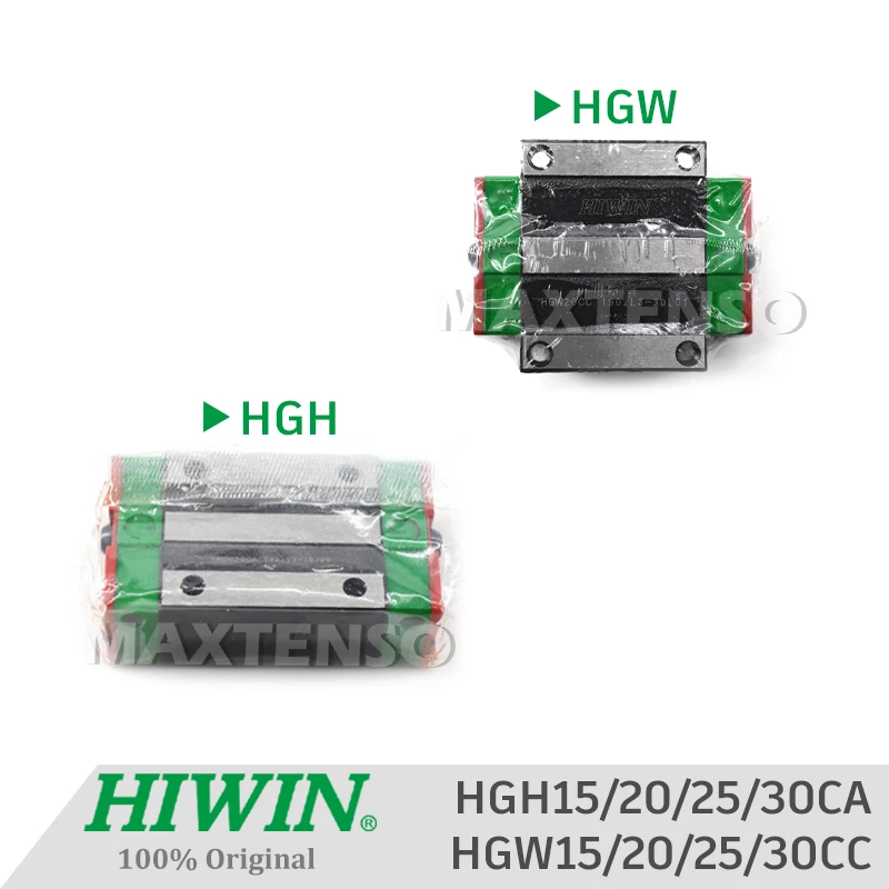 Genuine-HIWIN-HGH15CA-HGH20CA-HGH25CA-HGH30CA-Linear-Guide-Slide-Block ...