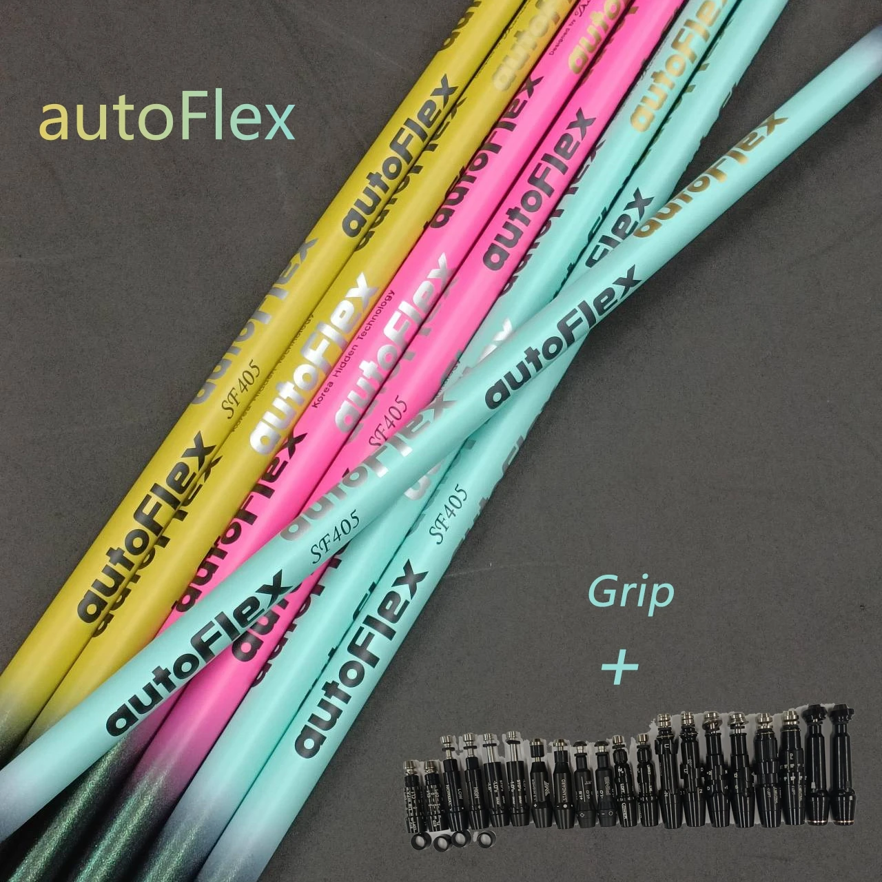 Golf-shaft-Autoflex-Golf-women-driver-shaft-pink-yellow-and-blue-SF405 ...