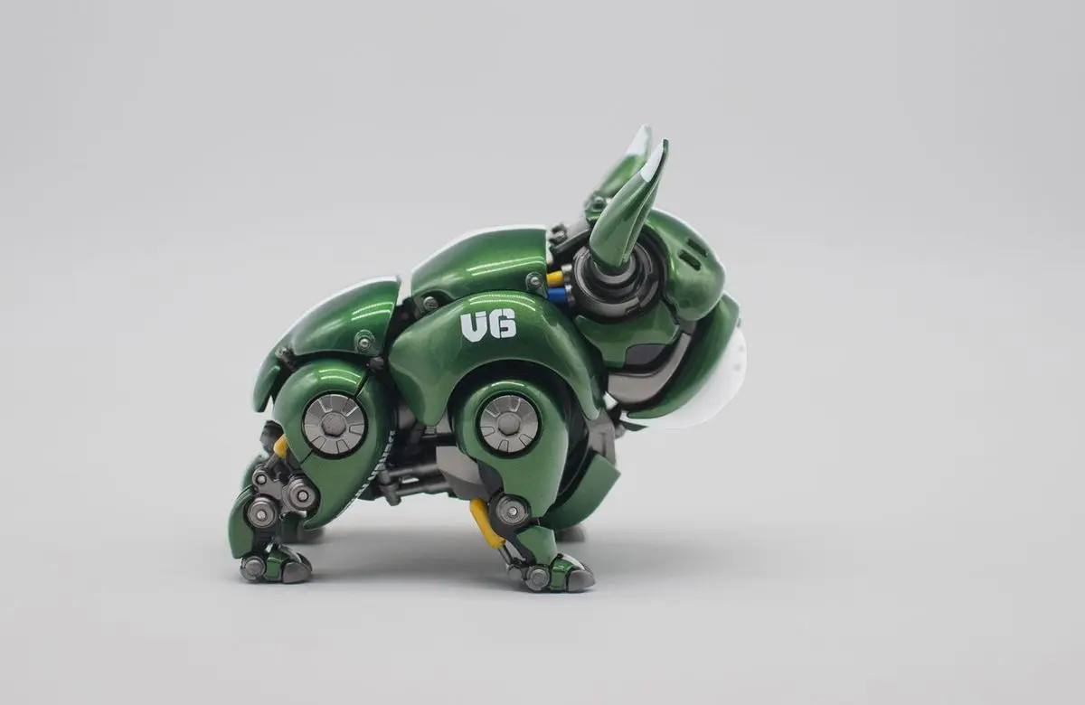 Metallic Bulldog Transformer: The Ultimate Robotic Canine Action Figur ...
