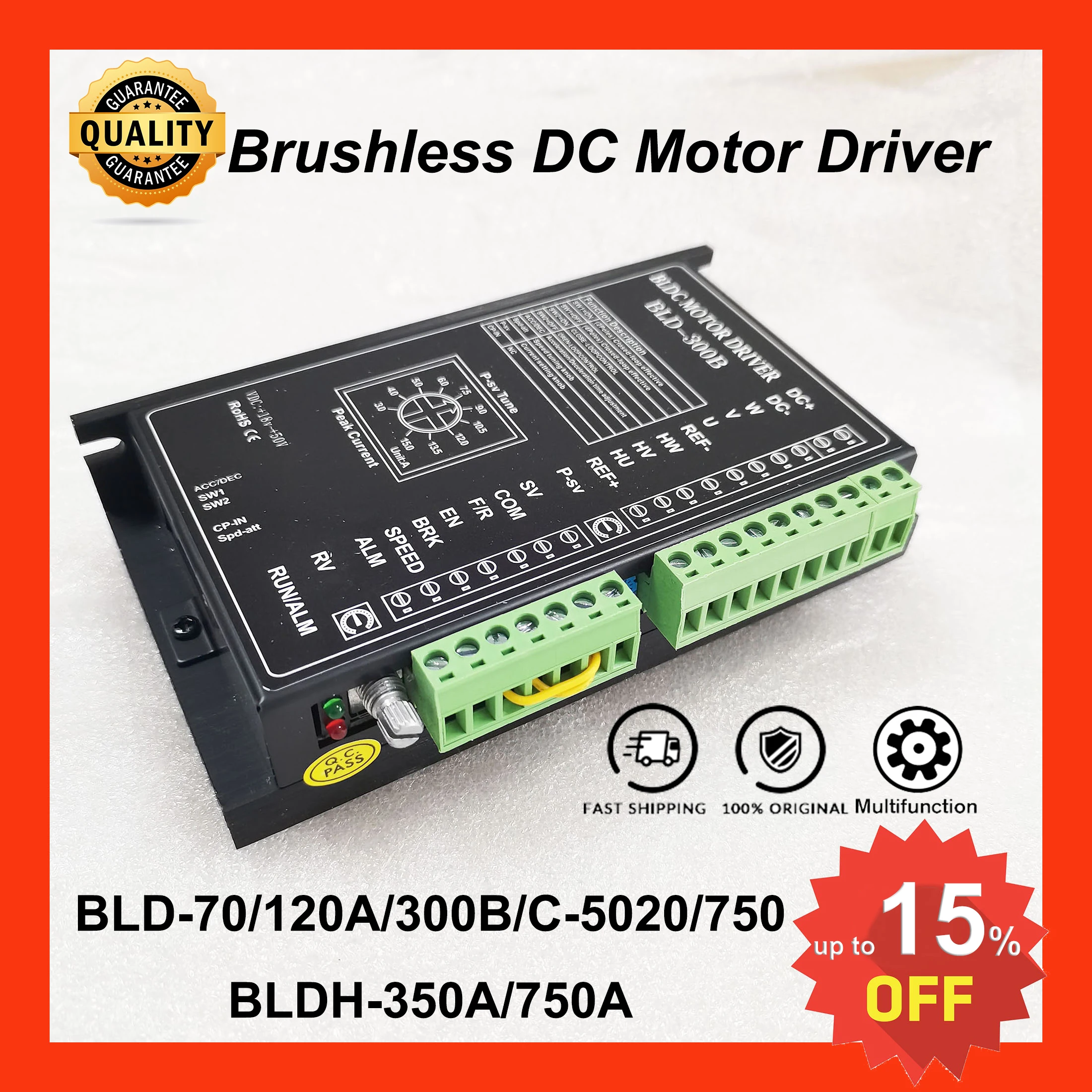 Driver Motor Brushless 24v 300w | Bldc Motor Driver Brushless ...