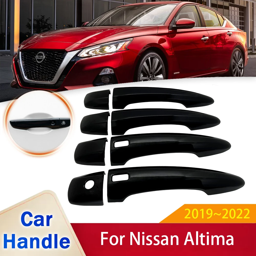 for-Nissan-Altima-L34-2019-2020-2021-2022-Gloss-Black-Smart-Door-Handle ...