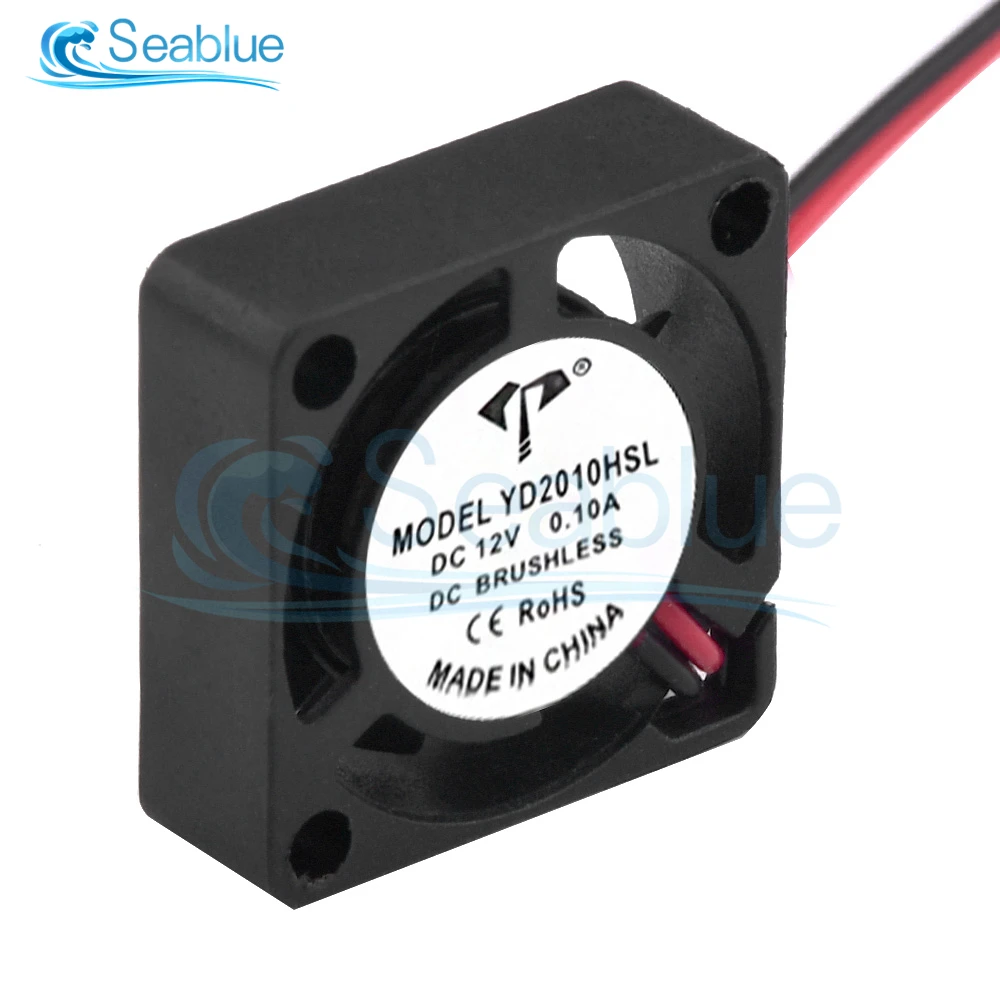 20MM 2010 5V 12V 24V Cooling Fan Brushless Motor Case Fan Quiet Fan ...