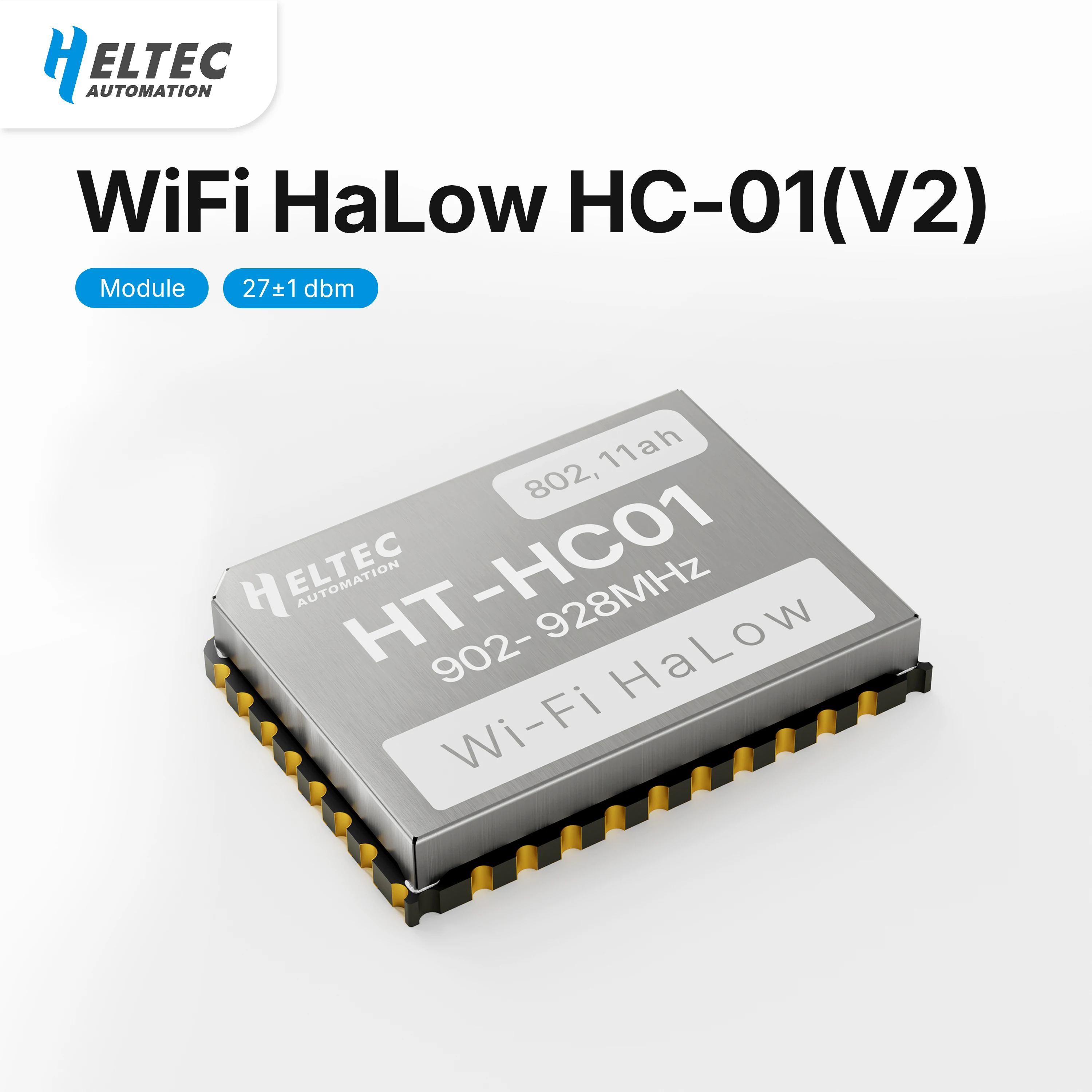 Heltec Wi-Fi HaLow Module HC01 27dBm Sub 1GHz Dual Band 24GHz Wi-Fi ...