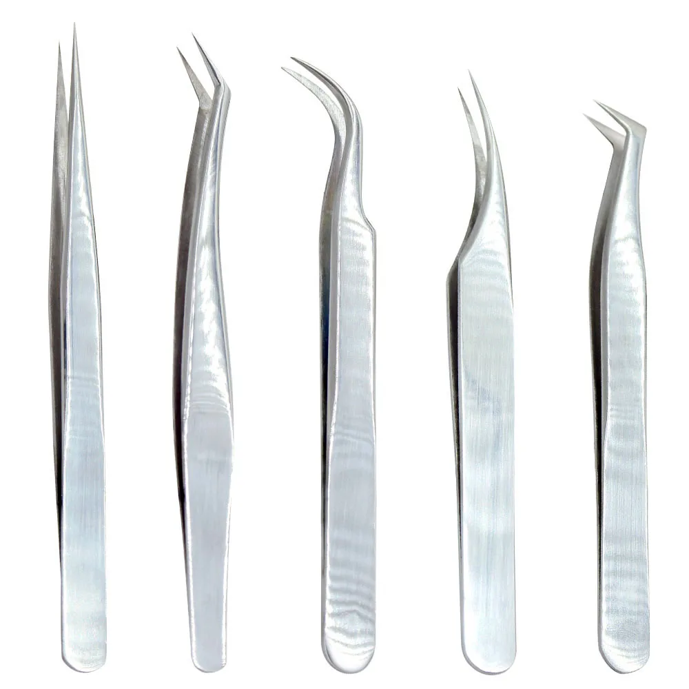MUYD-High-Quality-Tweezers-For-Eyelash-Extension-Polished-Stainless ...