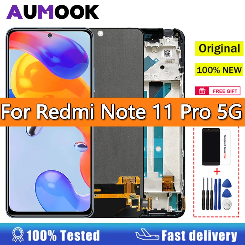 Original Screen For Xiaomi Redmi Note 11 Pro 5G LCD Display Touch ...