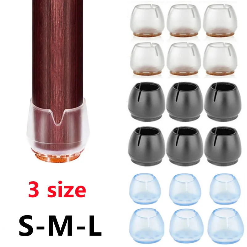 16-pezzi-coprigambe-per-sedia-piedini-in-Silicone-cuscinetti-protettivi ...