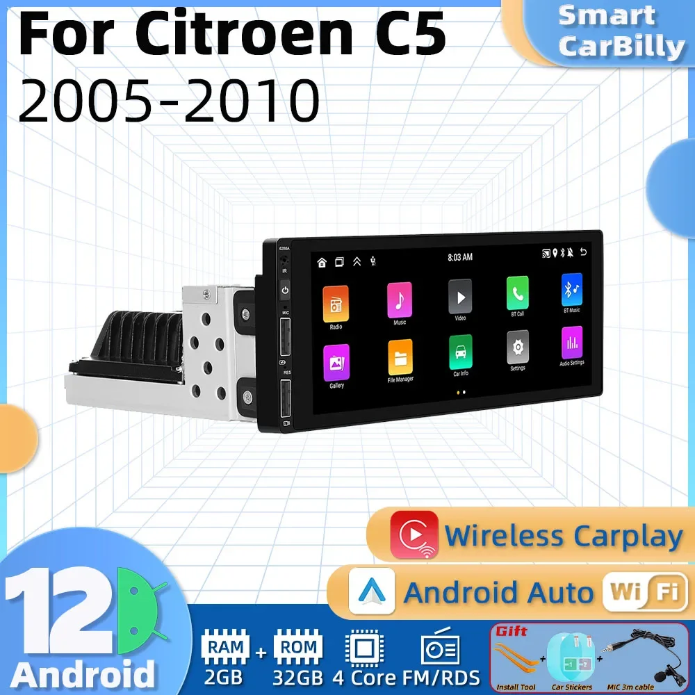 1din-Android-Car-Multimedia-for-Citroen-C5-2005-2010-1-Din-Radio-Stereo ...