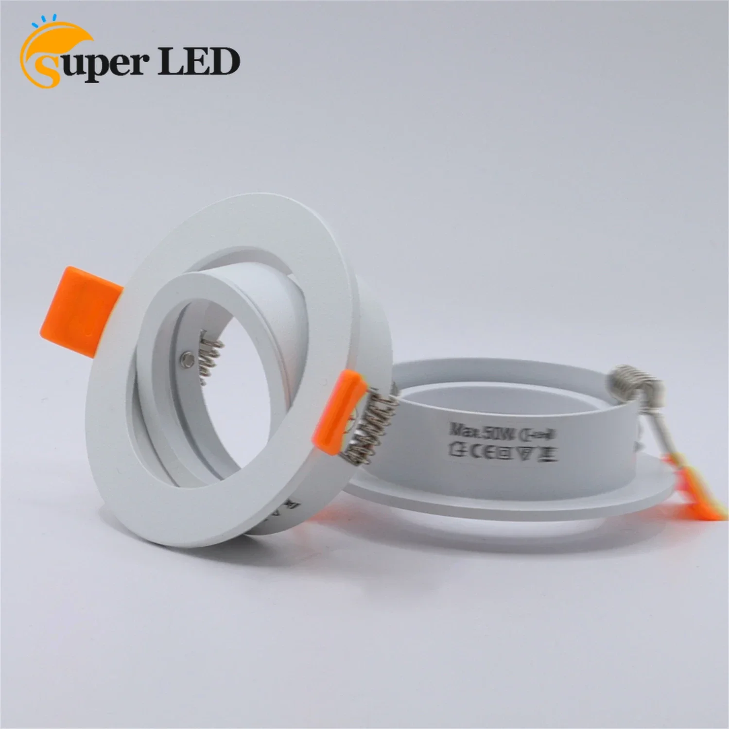 Recessed-Round-White-Downlight-Led-Cob-Spot-Light-Module-Housing-GU10 ...