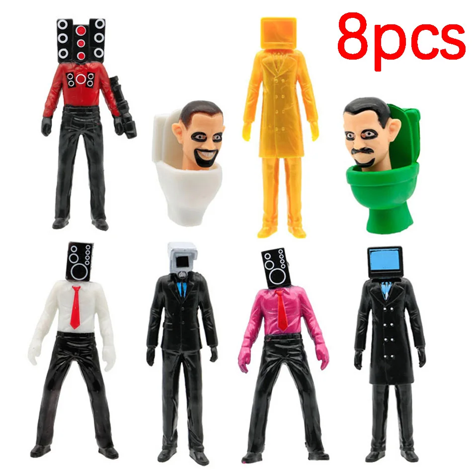 Skibidi-Toilet-Man-Camera-Man-Figure-TV-Man-Speaker-Man-Model-Cameraman ...