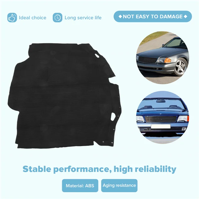 Brilluxa Hood Insulation Pad, Car Hood Liner, Cotton Heat Shield Mat ...