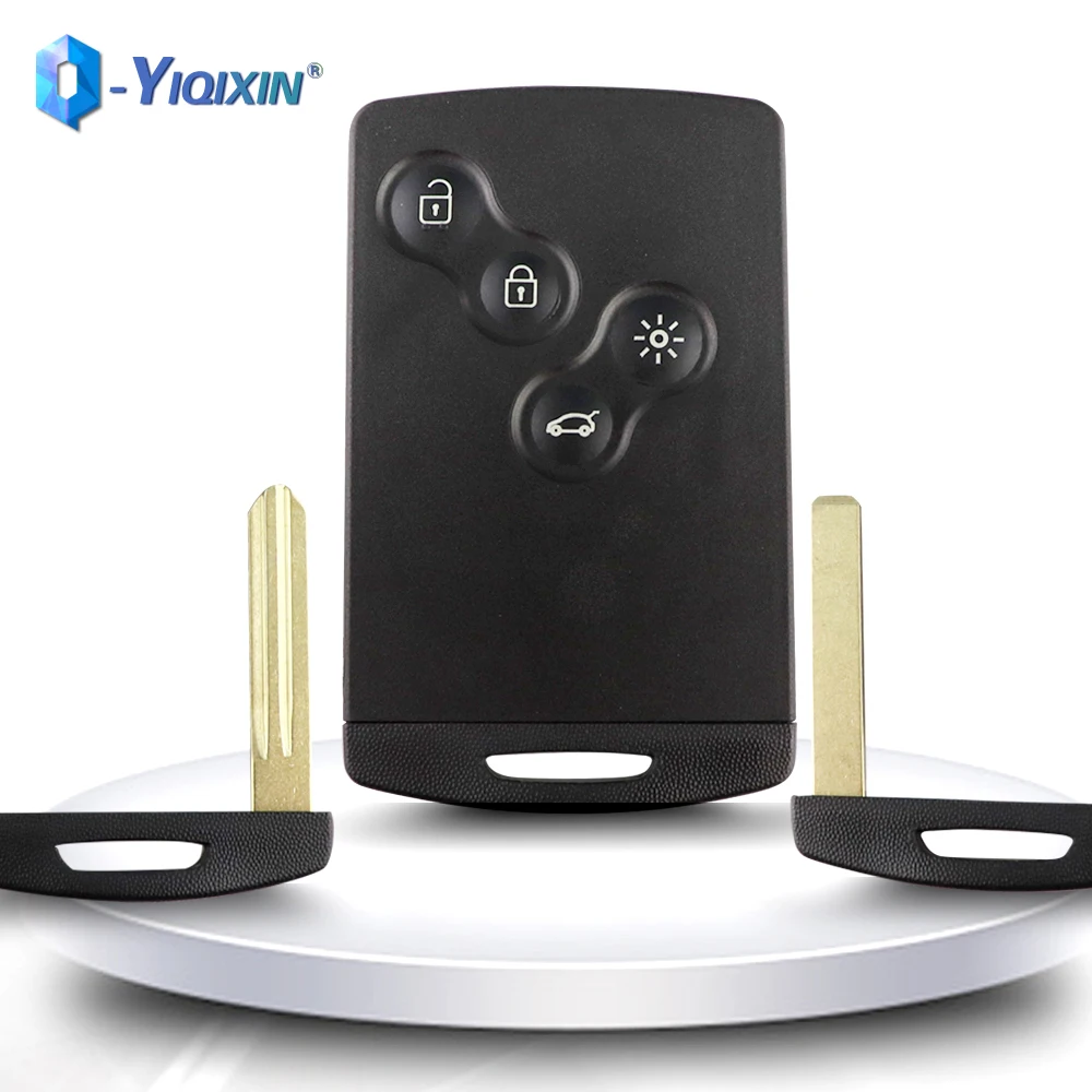 YIQIXIN-4-Buttons-Keyless-Entry-Smart-Card-Cover-For-Renault-Megane ...