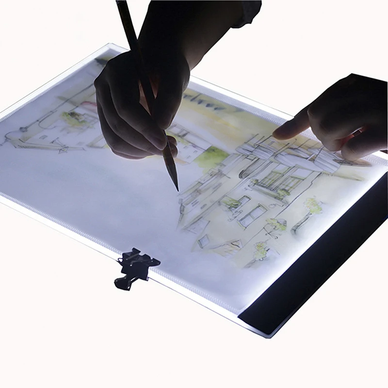 A5-LED-Drawing-Tablet-Thin-Art-Stencil-Drawing-Acrylic-Board-Light-Box ...