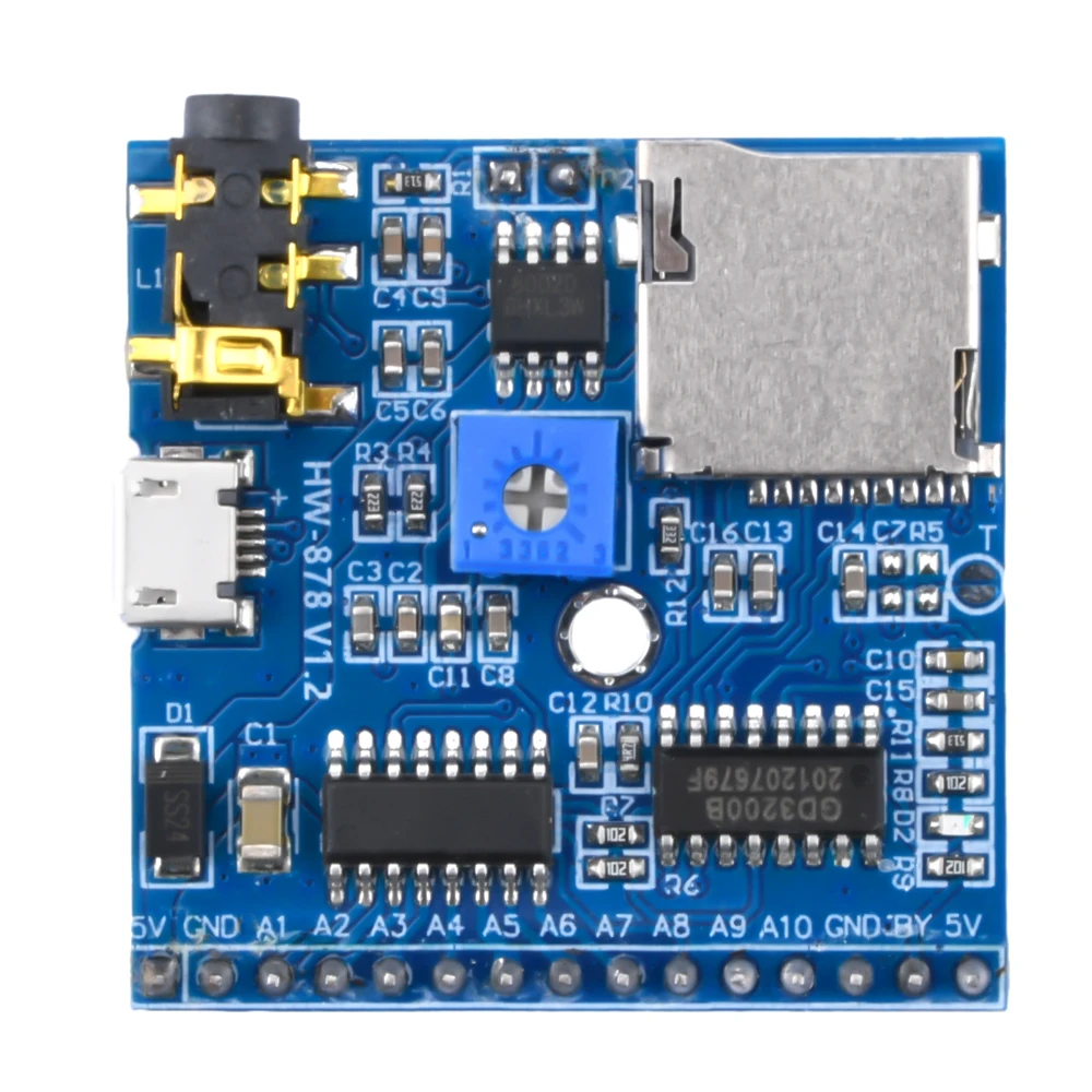 Diymore-MP3-Player-Audio-Module-DC-5V-1A-MP3-Voice-Decode-Board-3W ...