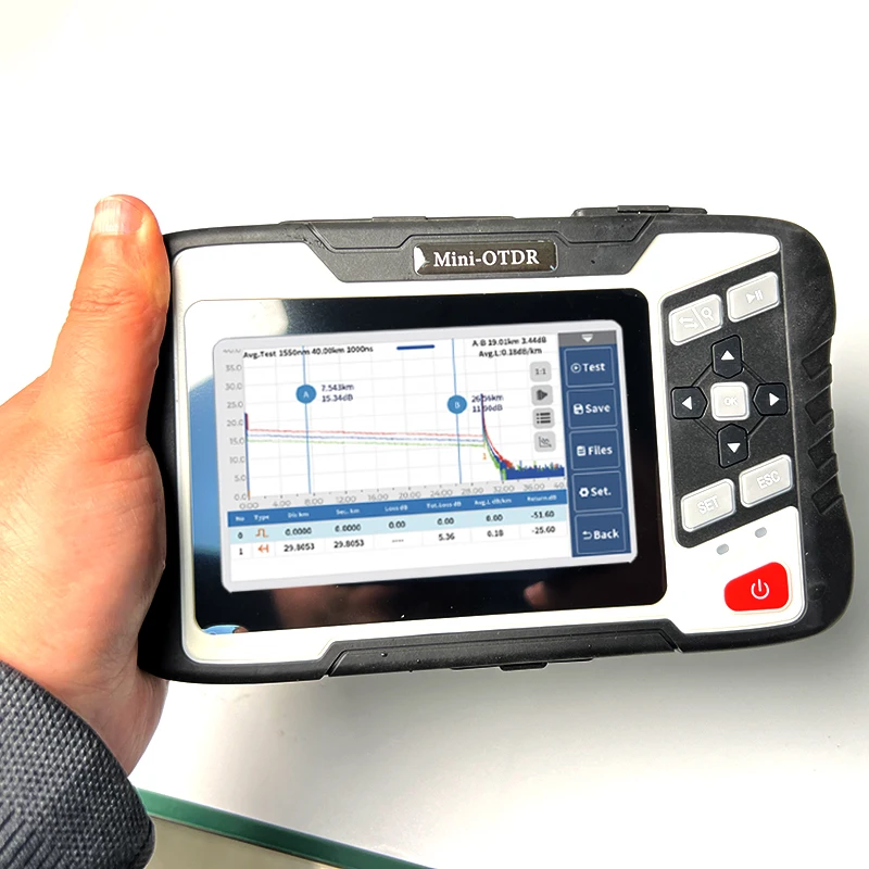 New pro OTDR Optical Time Domain Reflectometer 1310nm/1550nm with OPM ...