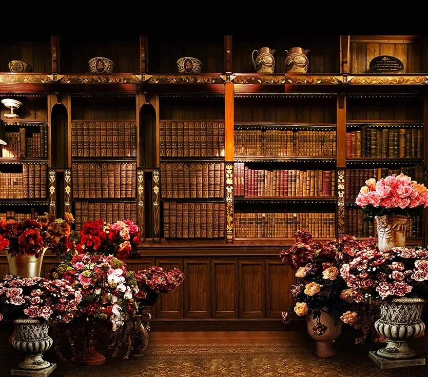 Bookshelf Background Classic