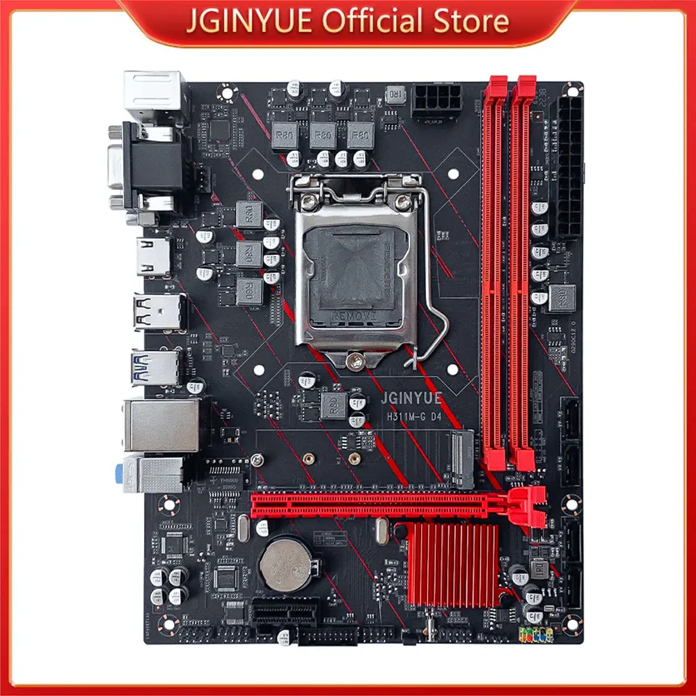 JGINYUE-H311-Motherboard-LGA-1151-Support-Intel-Core-Pentium-i3-i5-i7 ...
