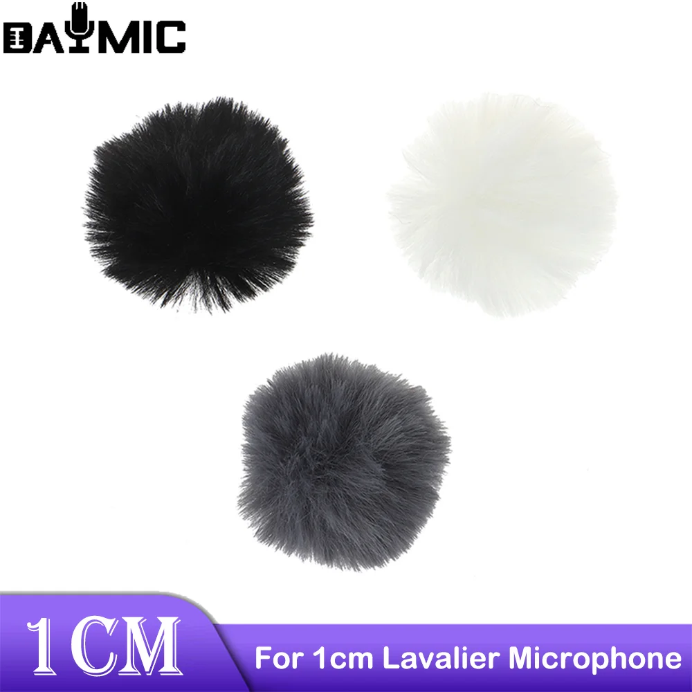 AOSHEN-5-pcs-10mm-Universal-Lapel-Mic-Furry-Windscreen-Fur-Windshield ...