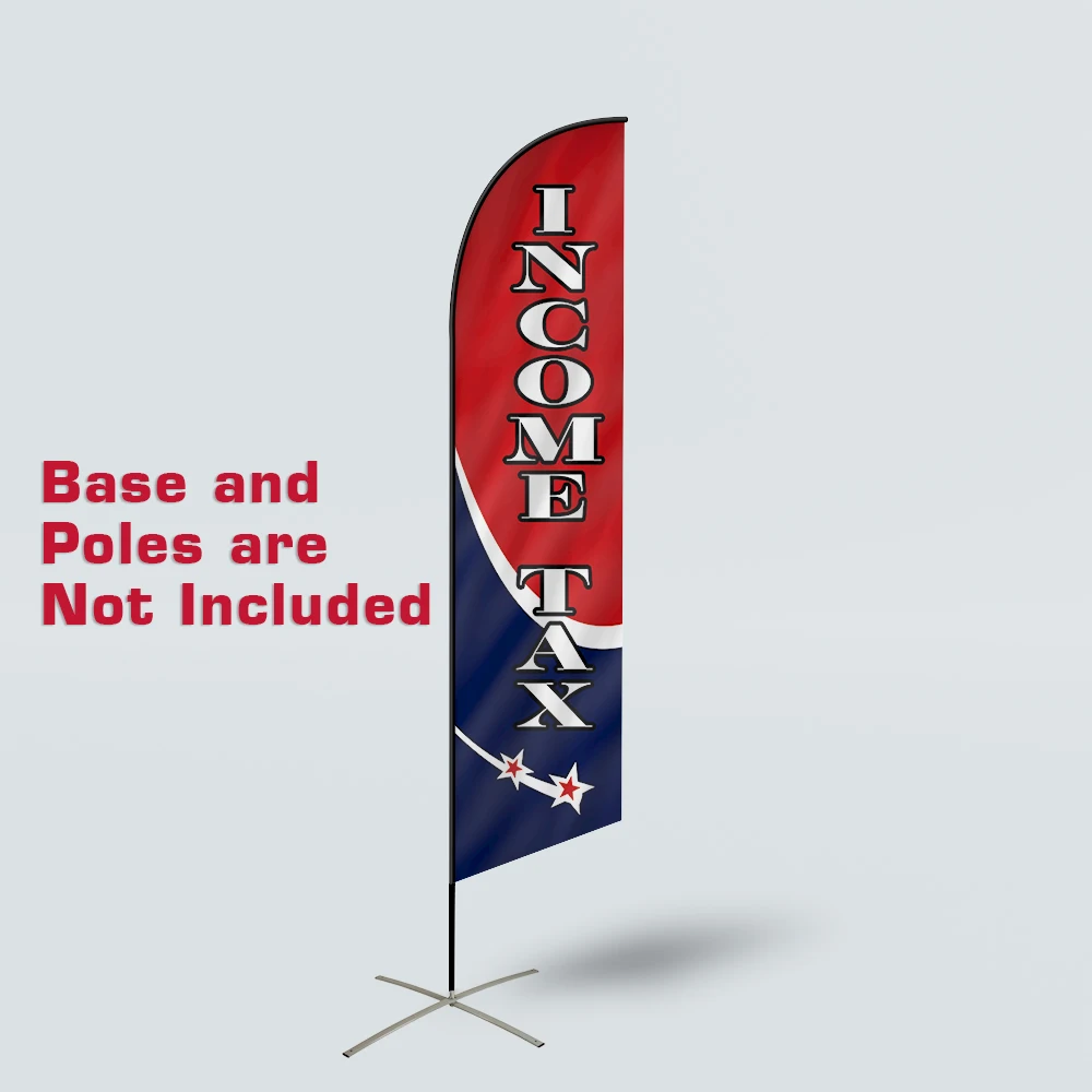 Income Tax Feather Banners