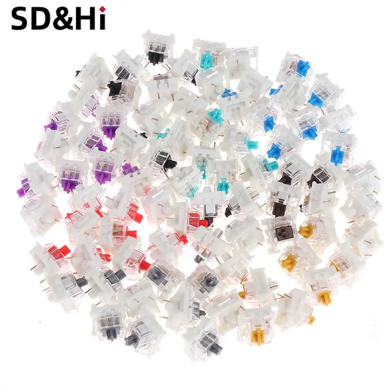 10Pcs-lot-Mechanical-Keyboard-Black-Blue-Brown-Red-Key-Switch-For-CIY ...
