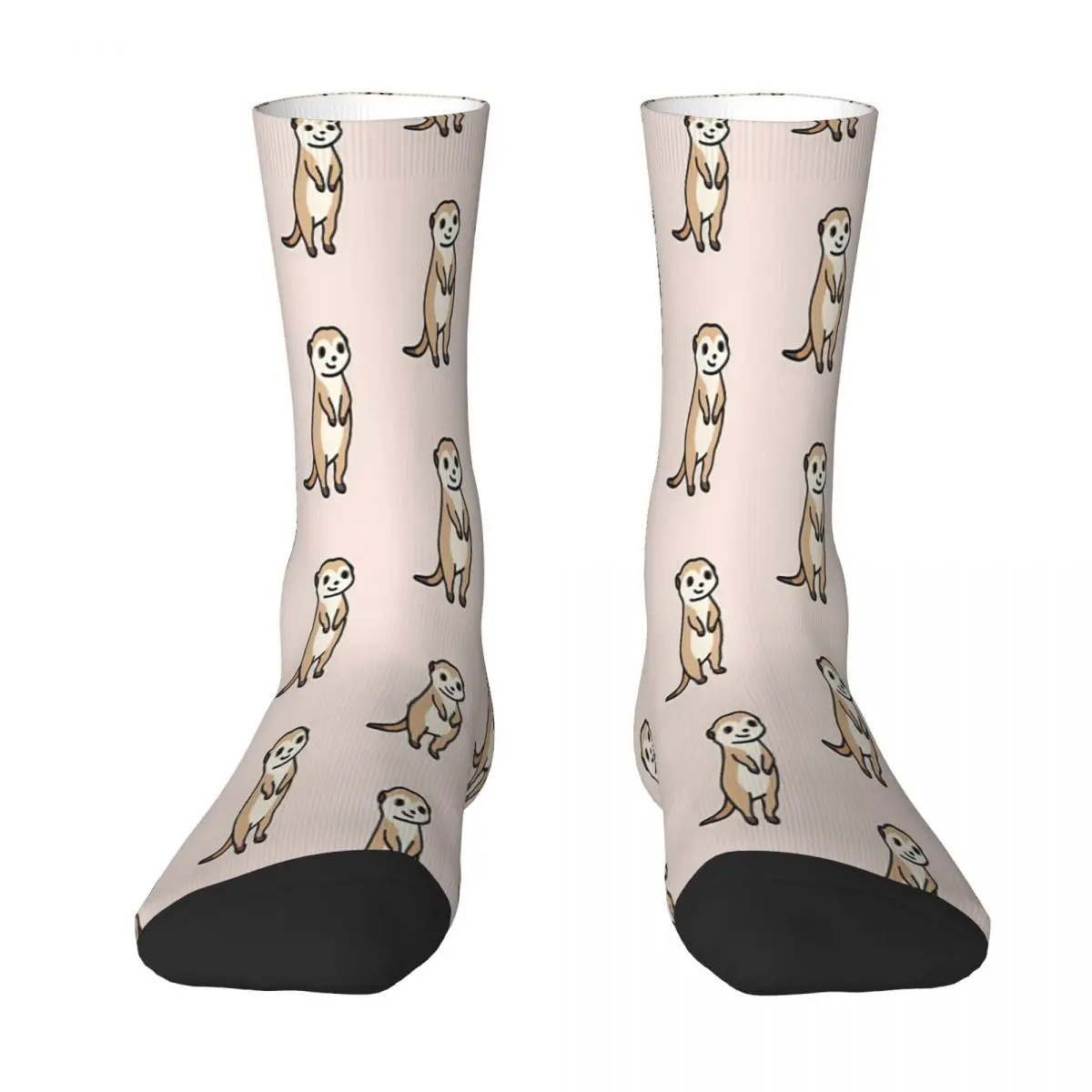 Meerkat-Animal-Sock-Socks-Men-Women-Polyester-Stockings-Customizable ...