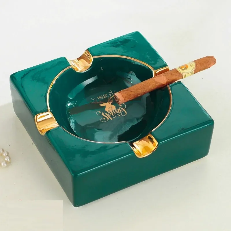 Luxury-Large-Size-Ashtrays-Gadgets-Vintage-Style-Square-Quality-Ceramic ...