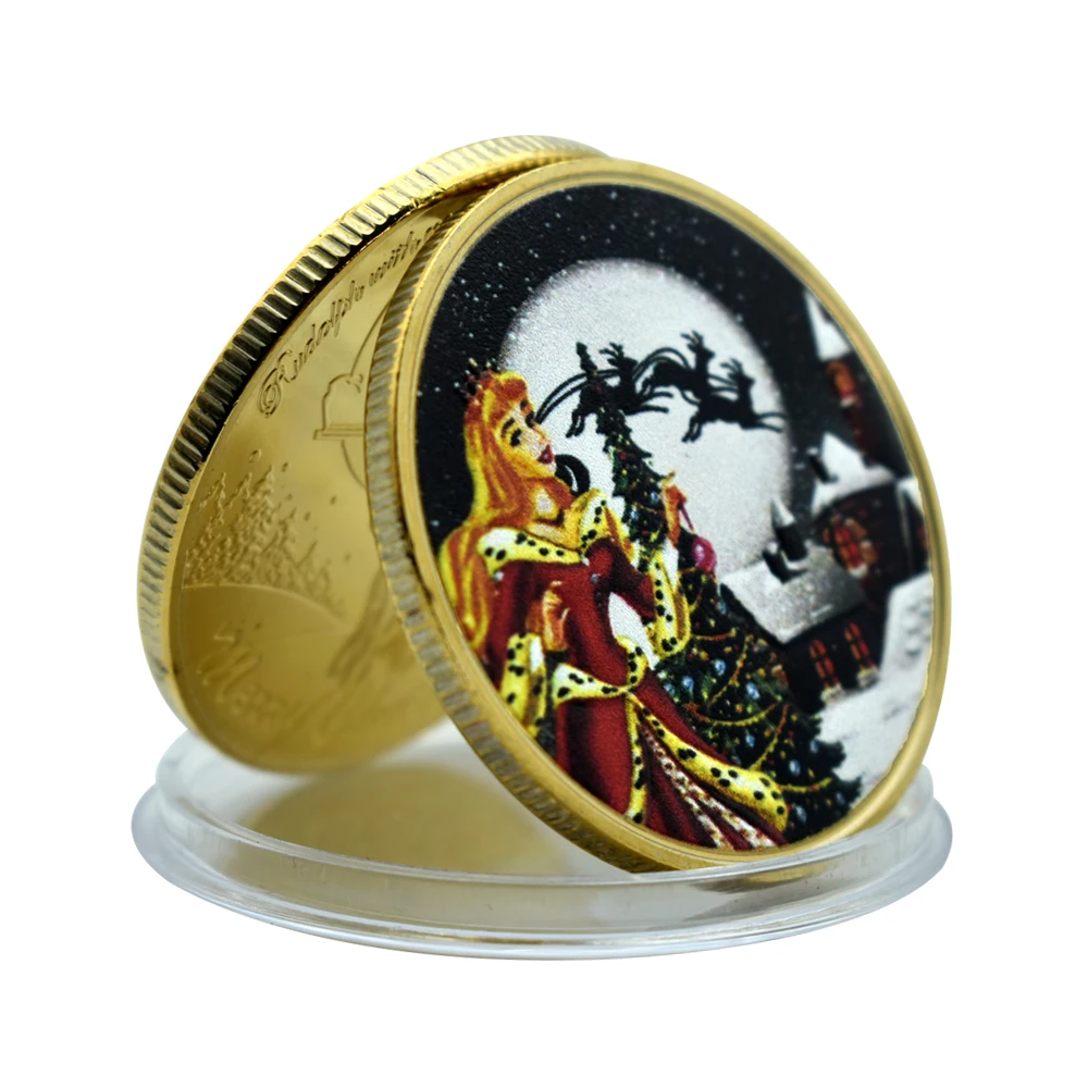 Merry Christmas Commemorative Coins High-quality Challenge Coin Arts ...
