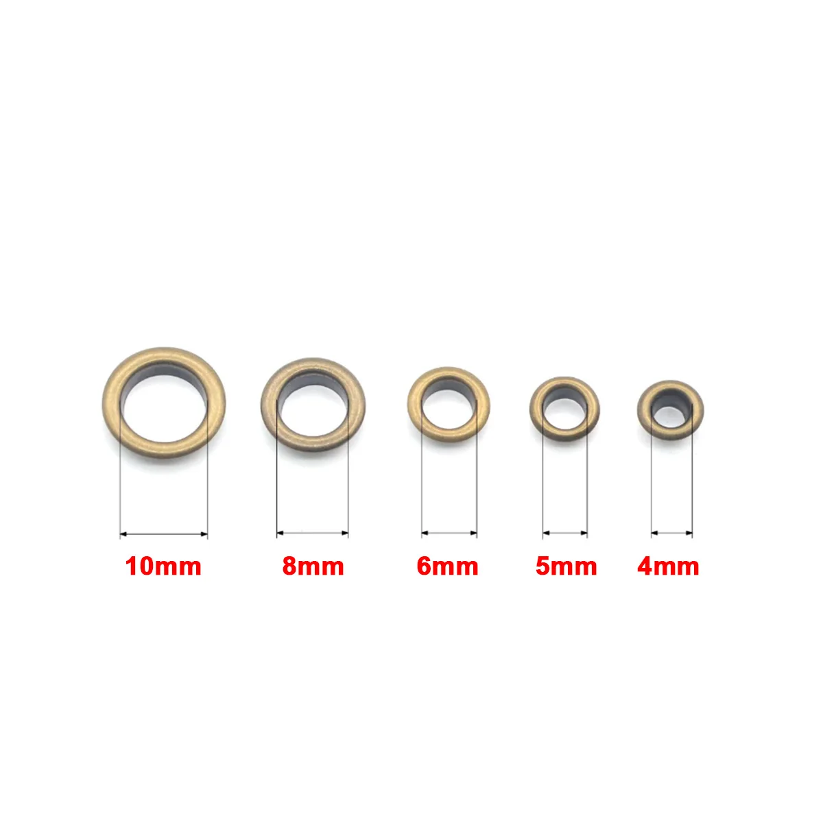Bronze-Color-Material-Grommet-Eyelet-With-Washer-Fit-Leather-Craft ...