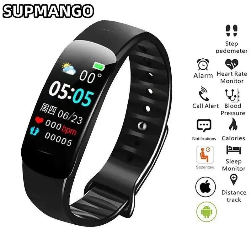 C1-P-Smart-Watch-Men-Women-Bluetooth-Step-Counting-Sports-Bracelet ...
