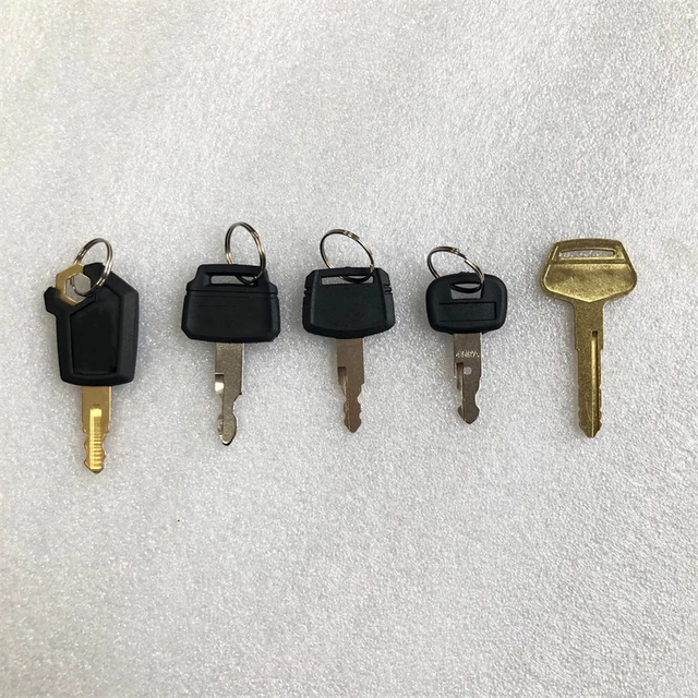 Excavator Keys Set For Caterpillar Hitachi Kobelco Komatsu, 53% OFF