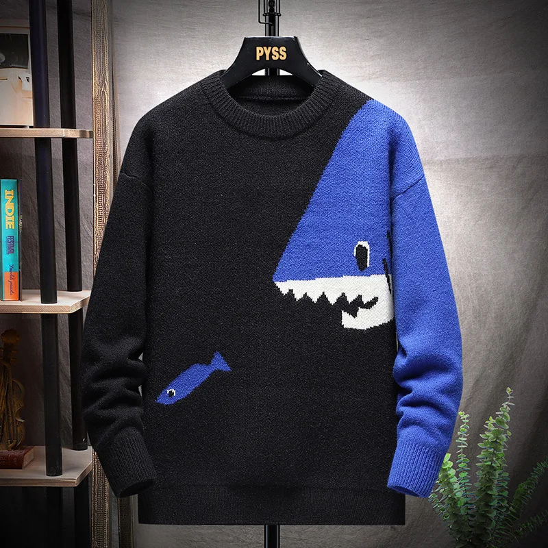 Non-Iron-Patchwork-Sweaters-For-Men-s-Spring-Autumn-Clothes-2023-Pull ...