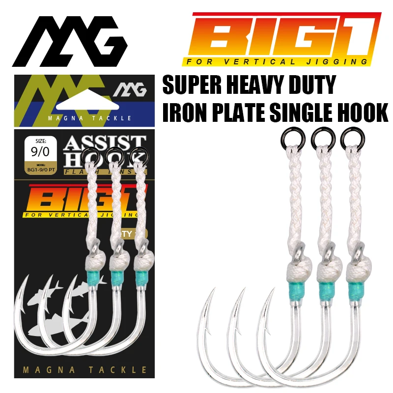 MAG-Strong-BG1-Hook-Single-Jig-Hook-Slow-Jigging-Hooks-pesca-Jighook ...