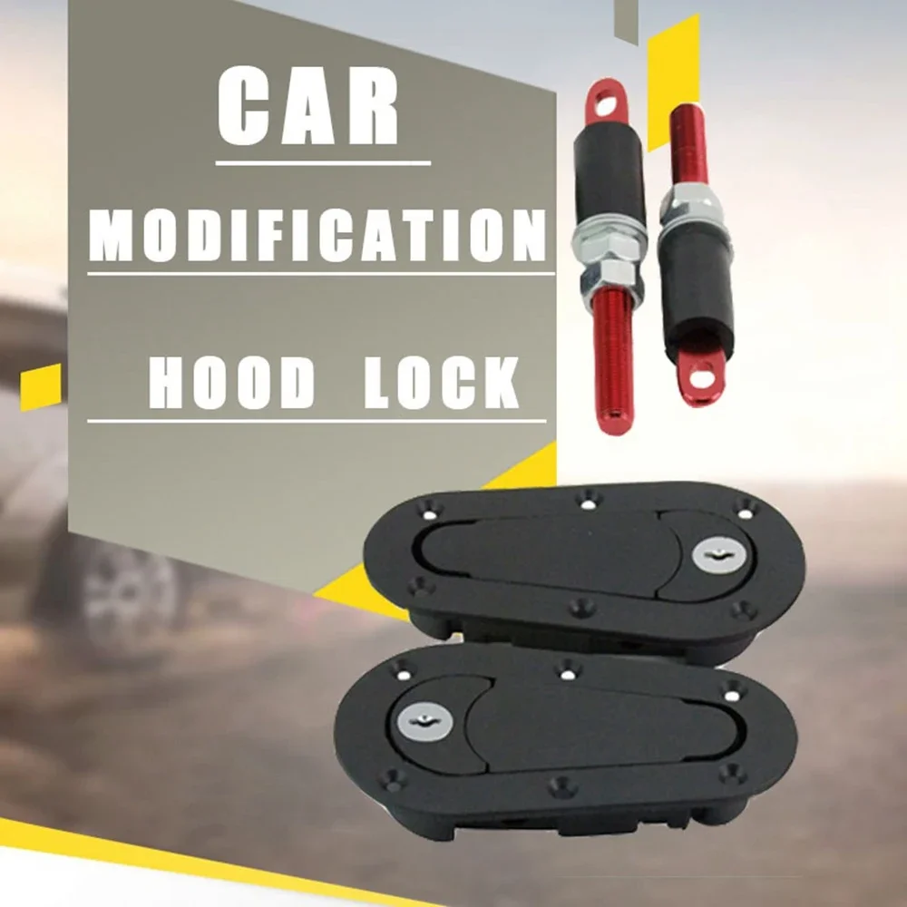 Car-Modification-Hood-Lock-Universal-Racing-Car-Hood-Pin-Engine-Bonnet ...