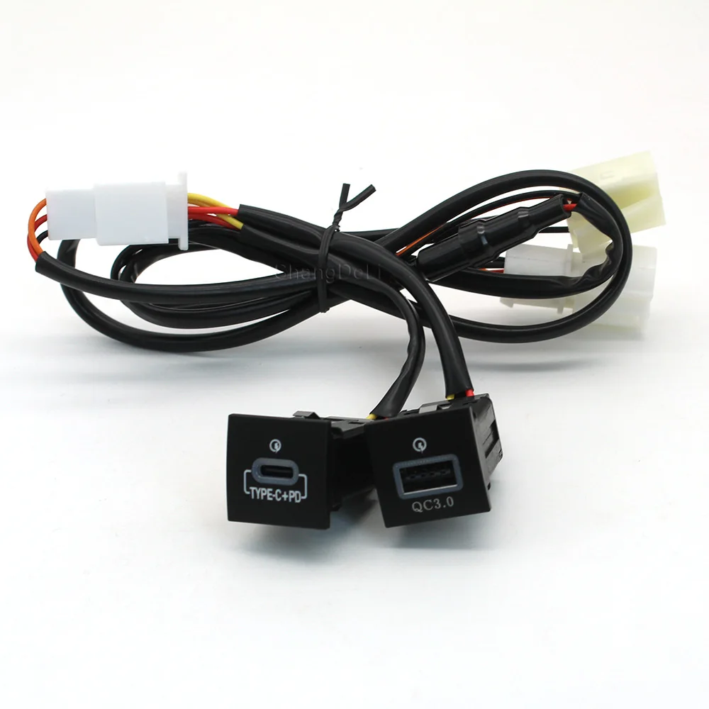 Quick-Car-Charger-QC3-0-PD-USB-Interface-Socket-Auto-Phone-Charging ...