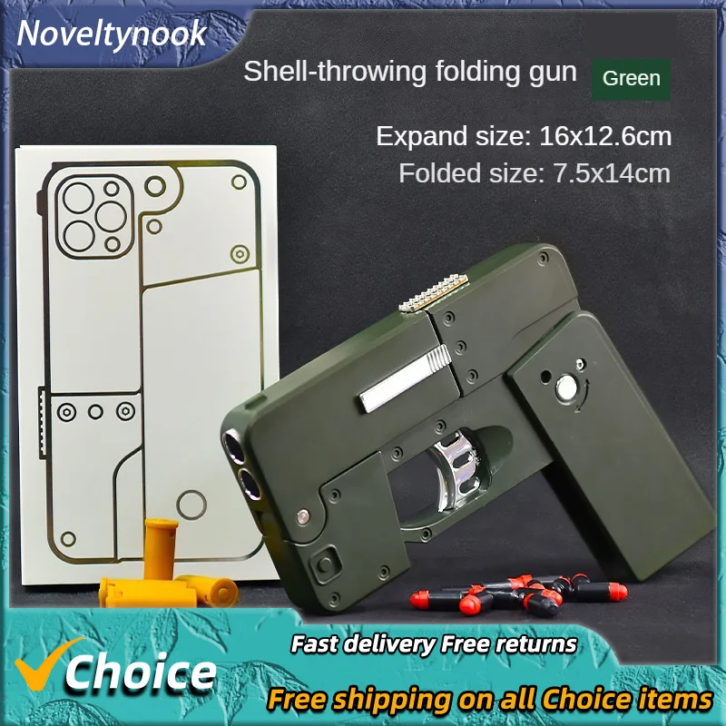 Mobile-phone-model-shell-soft-projectile-folding-gun-Apple-can-fire ...