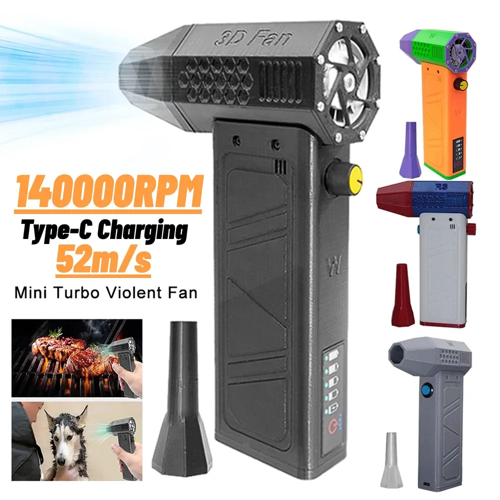 Powerful-Blower-with-High-Speed-Duct-Fan-Mini-Turbo-Jet-Fan-140000-RPM ...