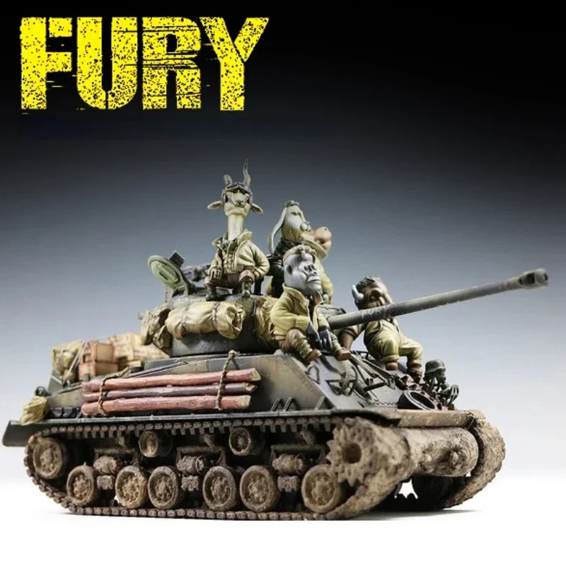 1-35-Scale-Fury-Animal-Edition-US-Armored-Troopers-Five-Resin-Soldiers ...