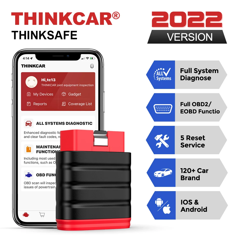 2022-Thinkcar-Thinksafe-OBD2-taray-c-tam-sistem-kod-okuyucu-tarama-5-s ...
