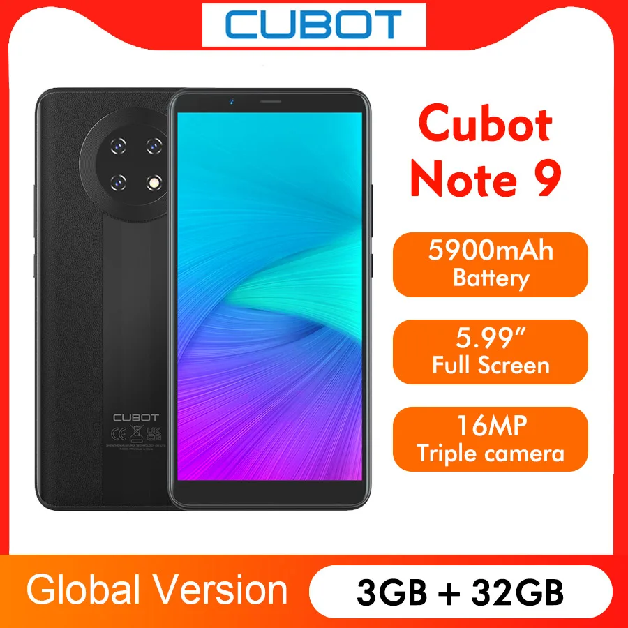 Cubot-Note-9-Smartphone-5900mAh-Battery-Octa-Core-Mobile-Phone-5-99 ...
