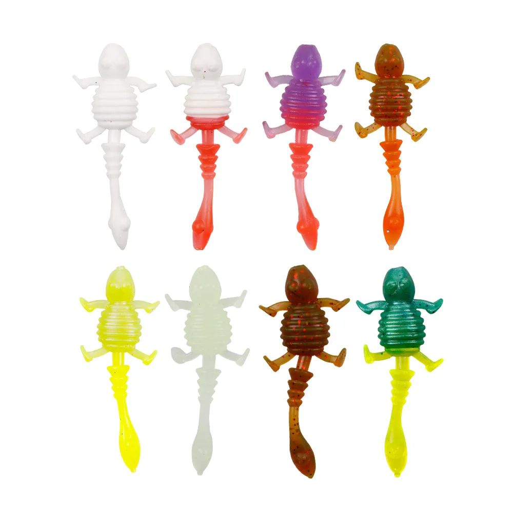 Fishing Lure Mini Soft Bait | Fishing Lure Worm Bait Set | Insect Soft ...